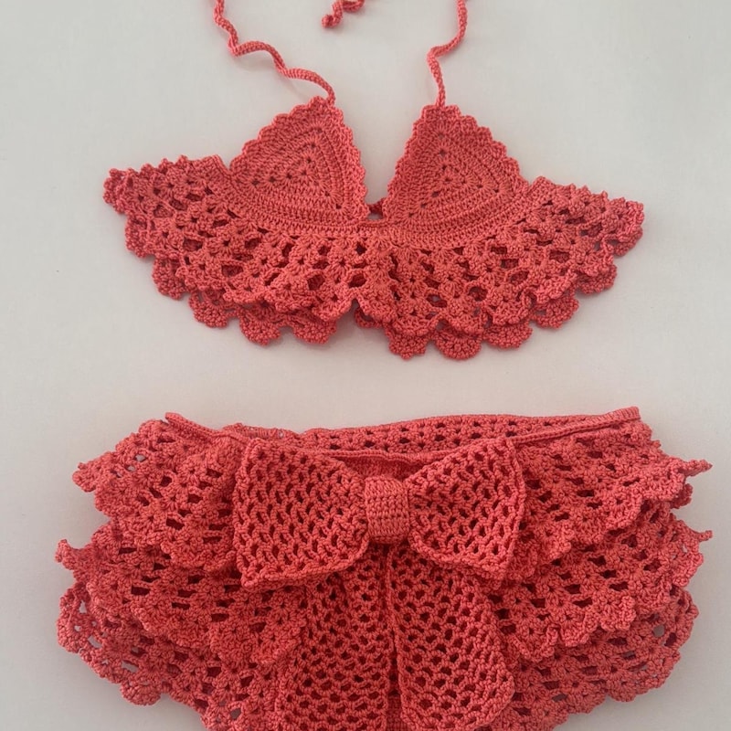 Lace Crochet Bikini - Etsy