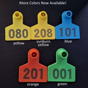 Livestock Tag / Cow Tag Stud Earring single Earring - Etsy