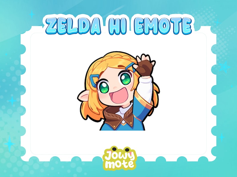 Zelda Hi Emote for Twitch and Discord Remake - Etsy