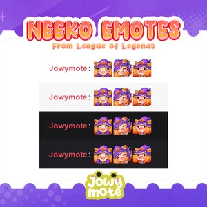 Bewitching Neeko Pack Emote Pack Inspired by League of Legends for ...