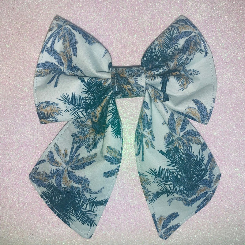 Palm Tree Bow Tie - Etsy