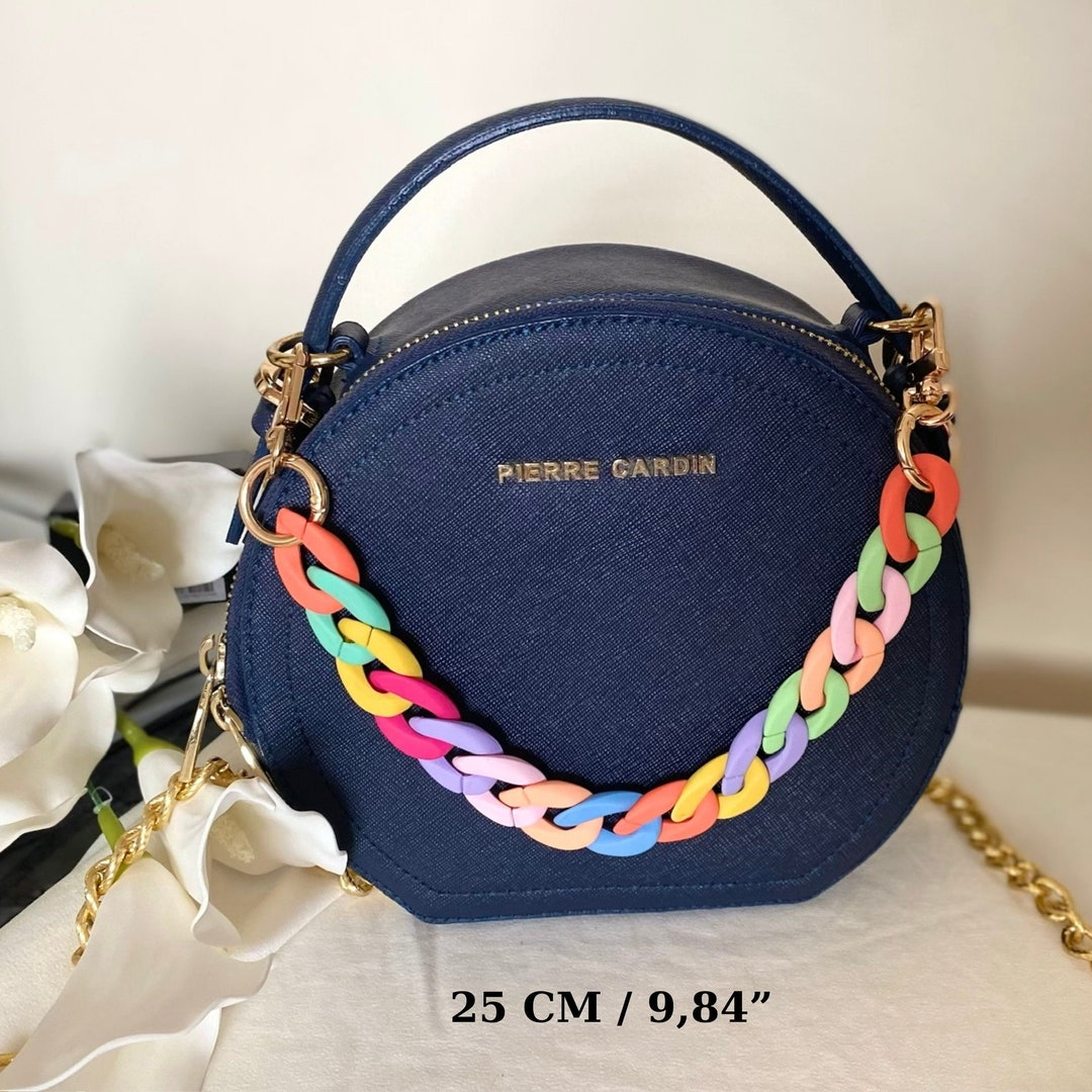 High Quality Rainbow Acrylic Purse Strap, Crossbody Bag Chain Straps ...