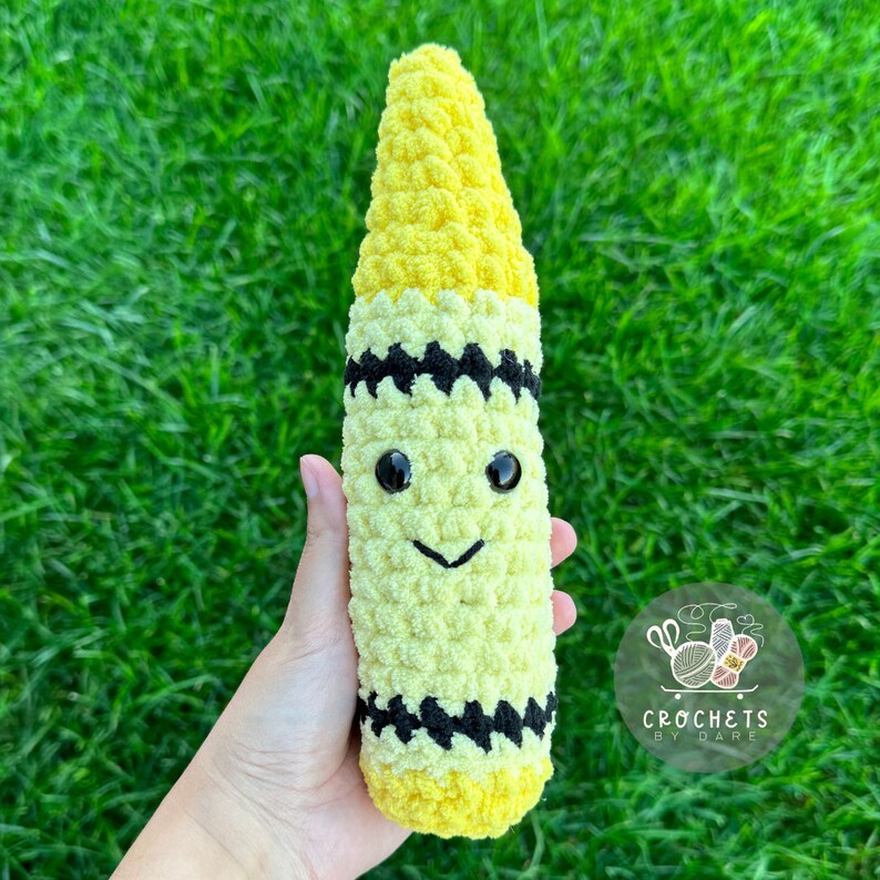 Crayon Crochet Plushie [made to Order], Teacher Appreciation Amigurumi ...
