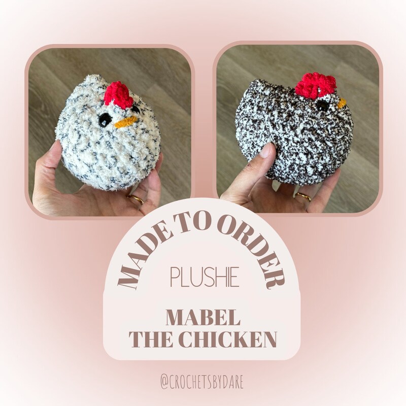 Mabel Chicken Crochet Pattern - Etsy