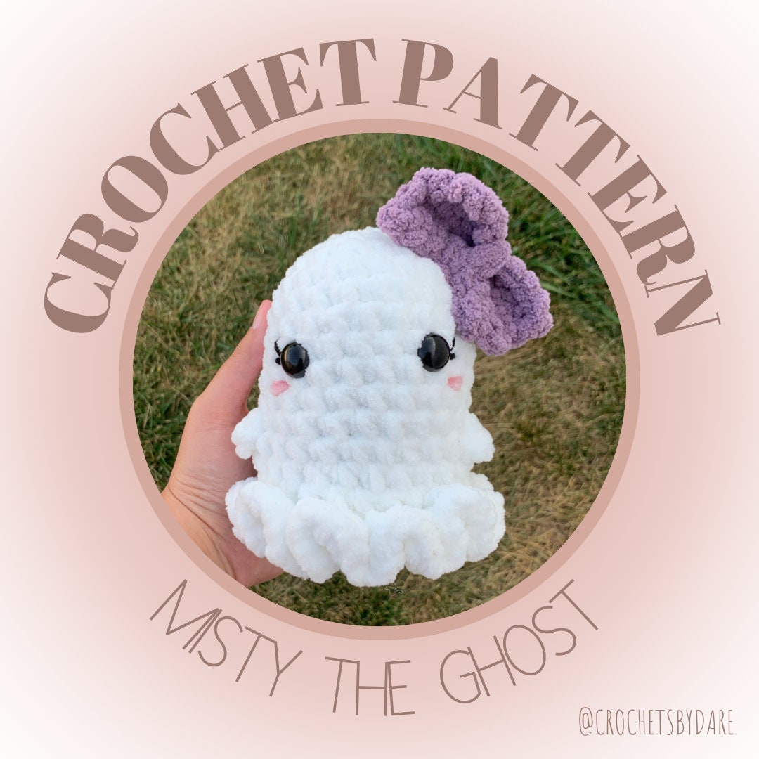 Misty the Ghost Crochet Pattern PDF Download Beginner-friendly No-sew ...