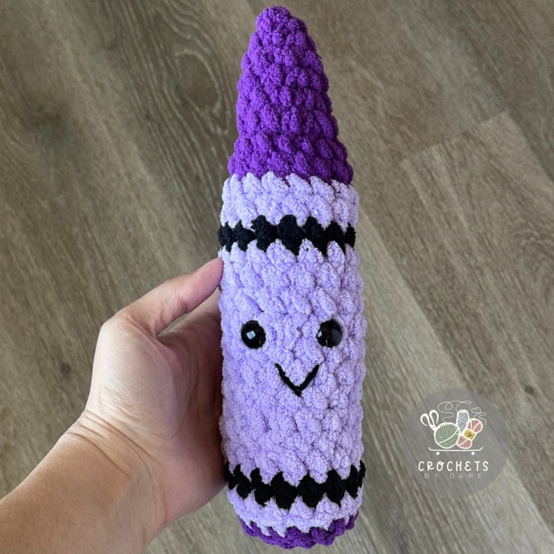 Crayon Crochet Plushie [made to Order], Teacher Appreciation Amigurumi ...