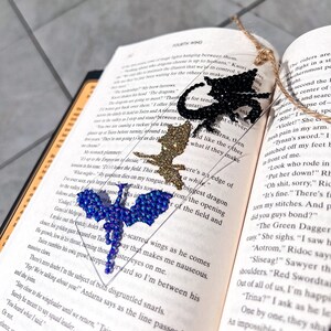 The Fourth Wing Handmade Acrylic Bedazzled Bookmark | Dragon Rider ...
