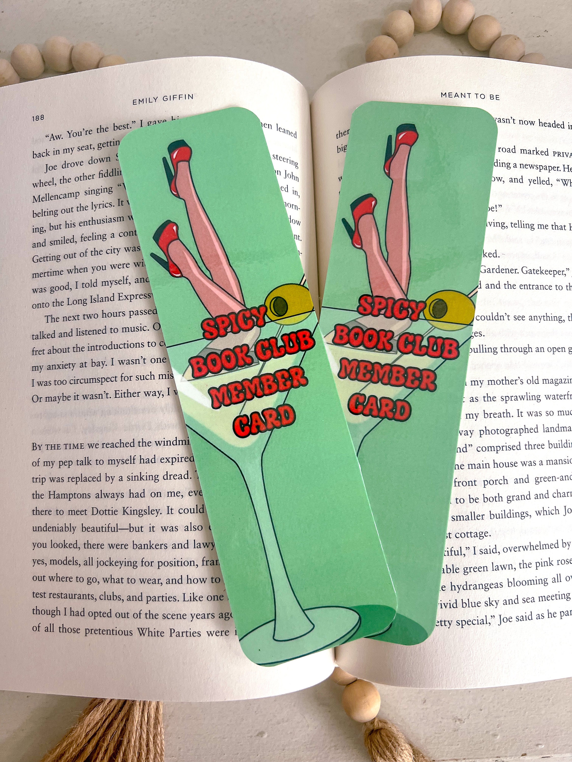 Spicy Book Club Bookmark Smut Bookmark Gift for Book Lover Handmade ...