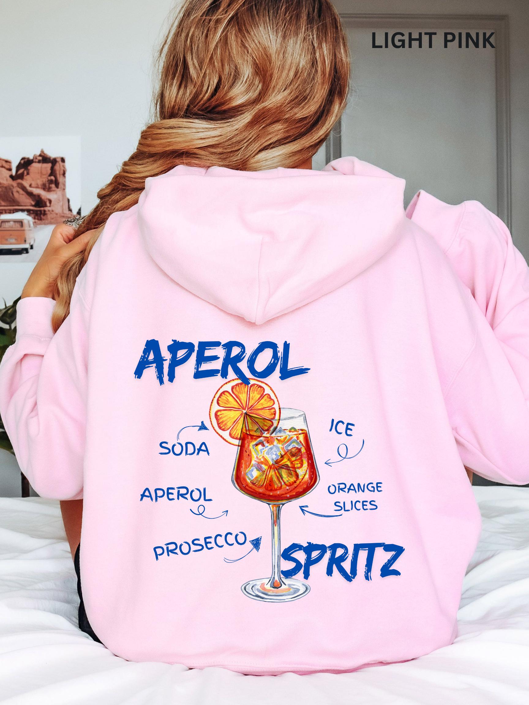 Aperol Spritz Gildan Hoodie | Retro Cocktail Shirt | Italian Aesthetic ...