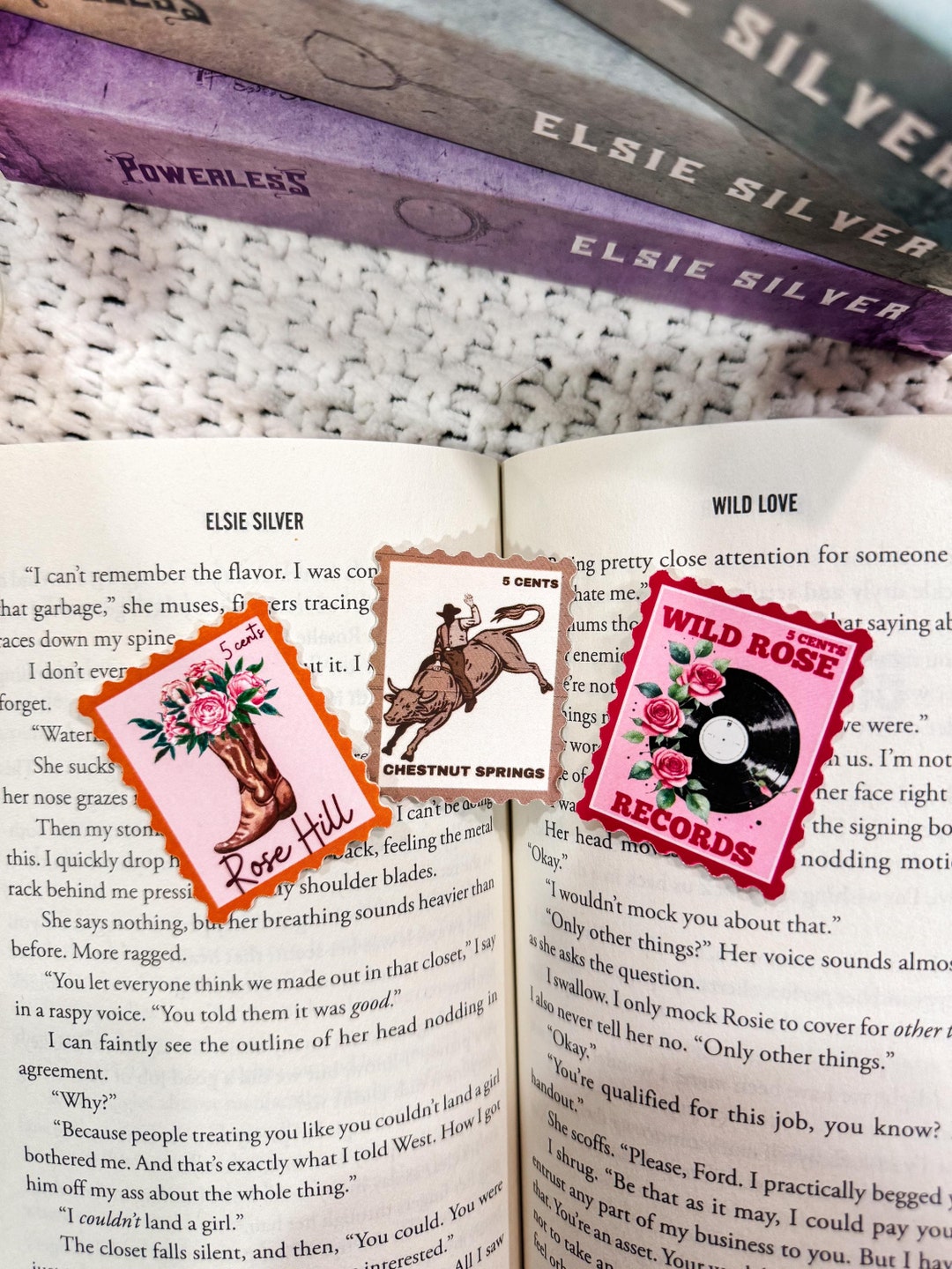 3 Pack Elsie Silver Postage Stamp | Cowboy Romance | Kindle Sticker ...