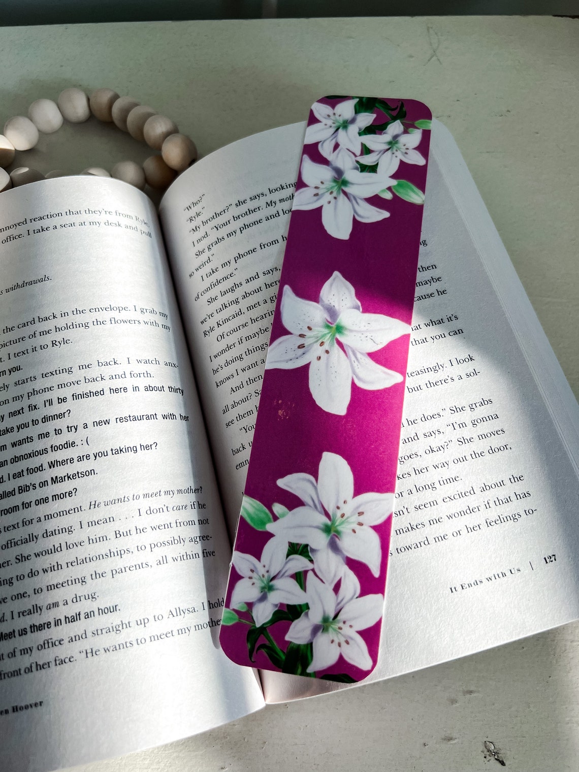 It Ends With Us Bookmark | Laminated Handmade Bookmark | Colleen Hoover ...