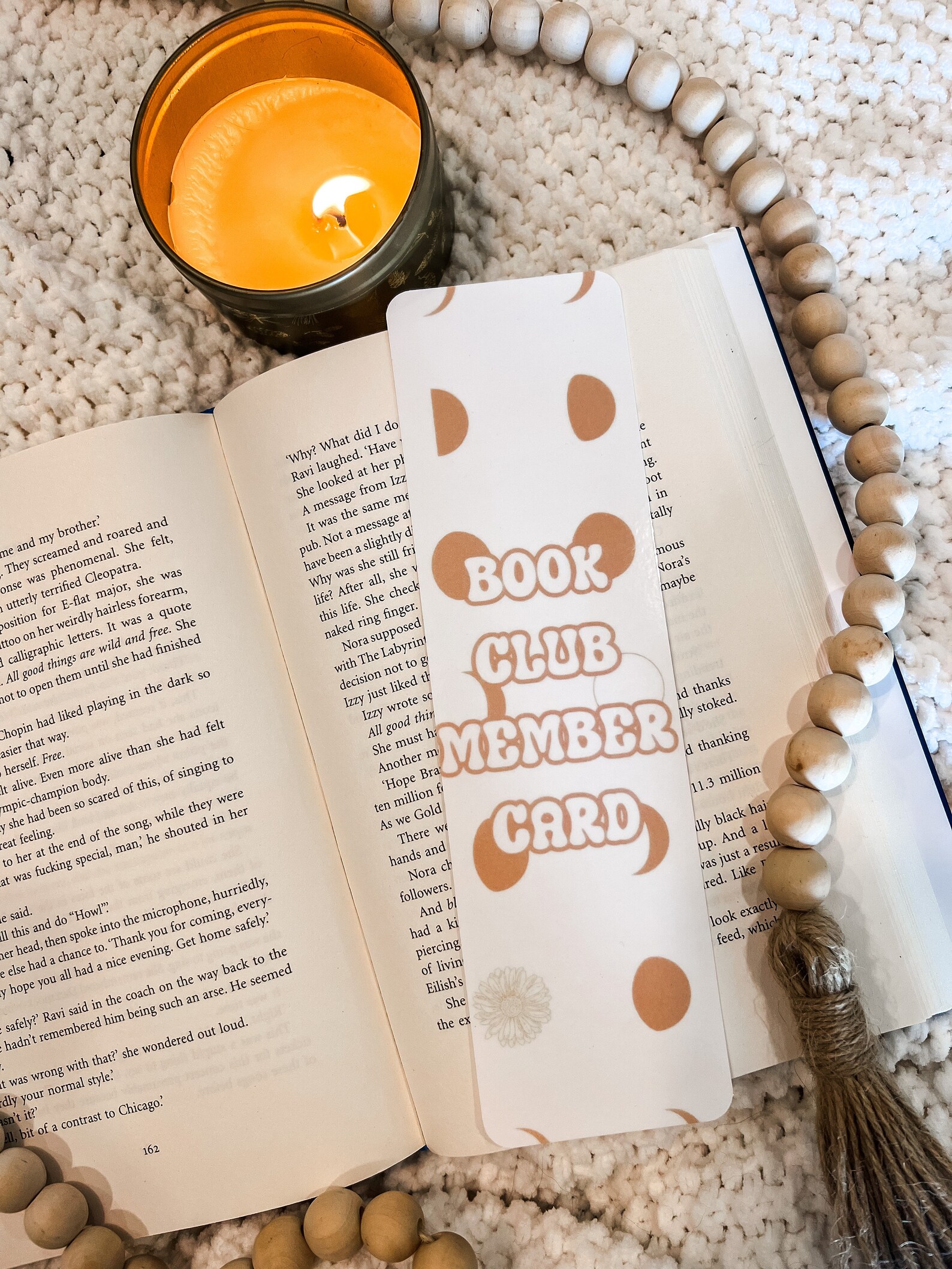 Book Club Member Card Bookmark Gift for Book Lover Bookish Things ...