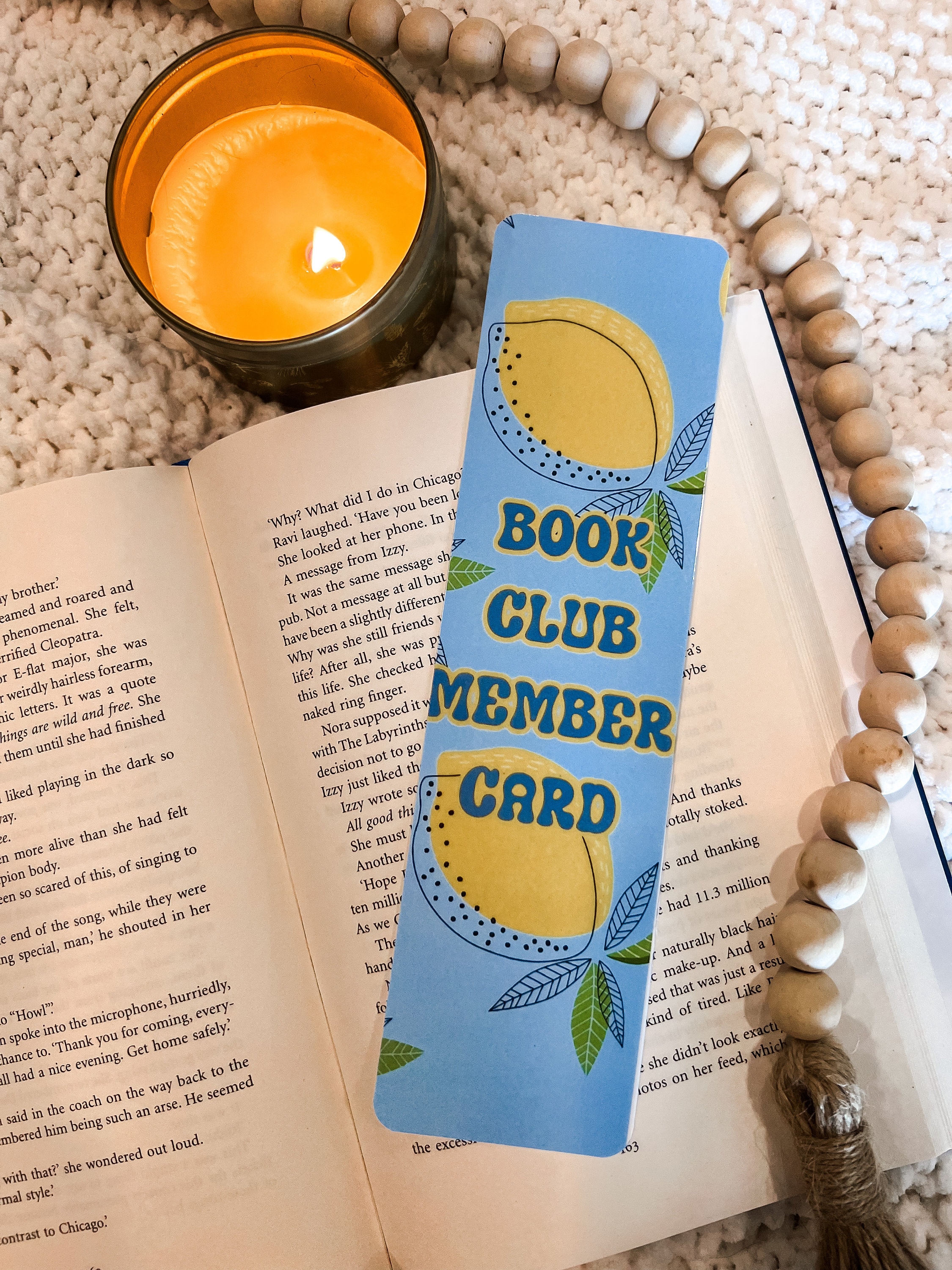 Book Club Member Card Bookmark Gift for Book Lover Bookish Things ...