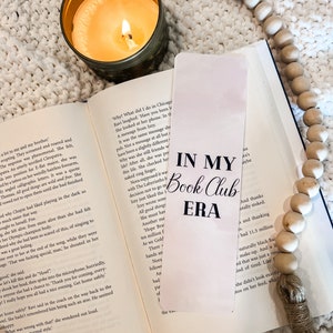 In My Book Club Era Bookmark | Gift for Book Club | Book Lover | Funny ...