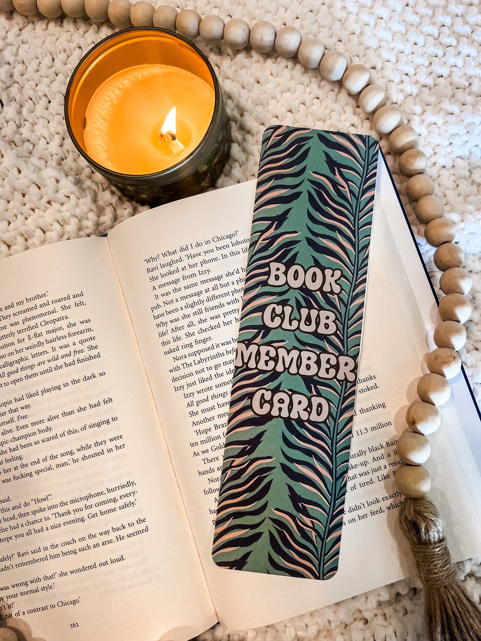 Book Club Member Card Bookmark Gift for Book Lover Bookish Things ...