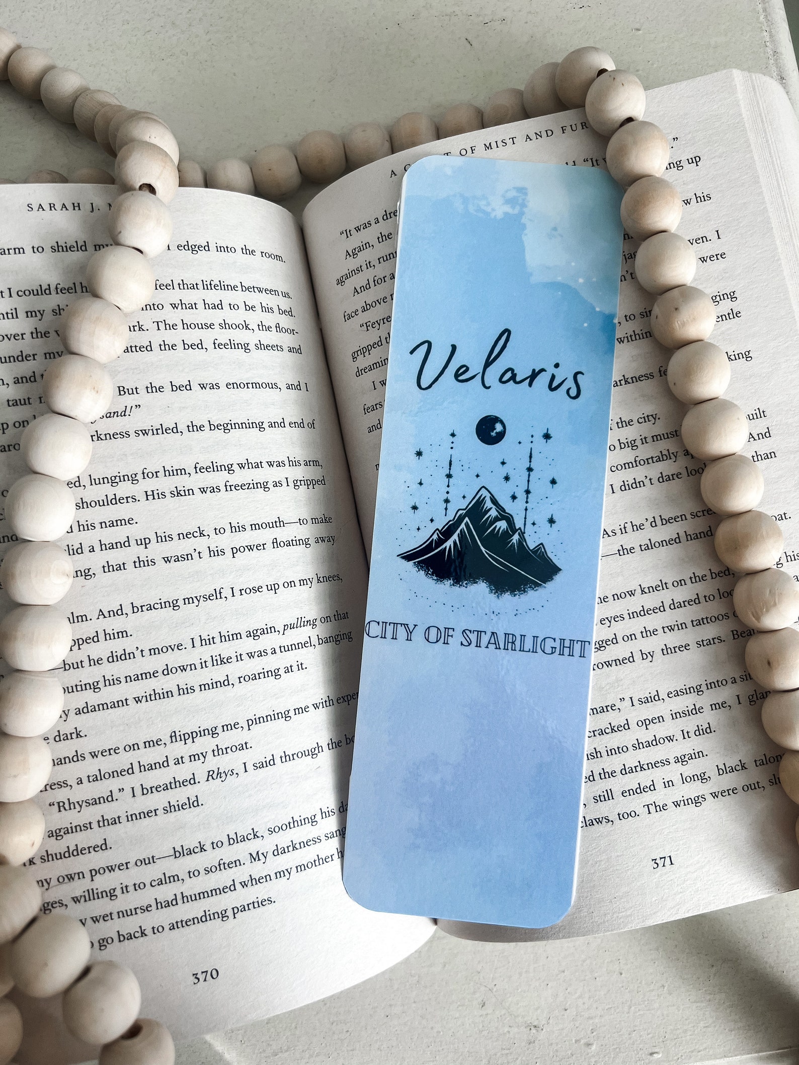 A Court of Thorns and Roses Bookmark | Velaris | Sarah J Maas | ACOTAR ...