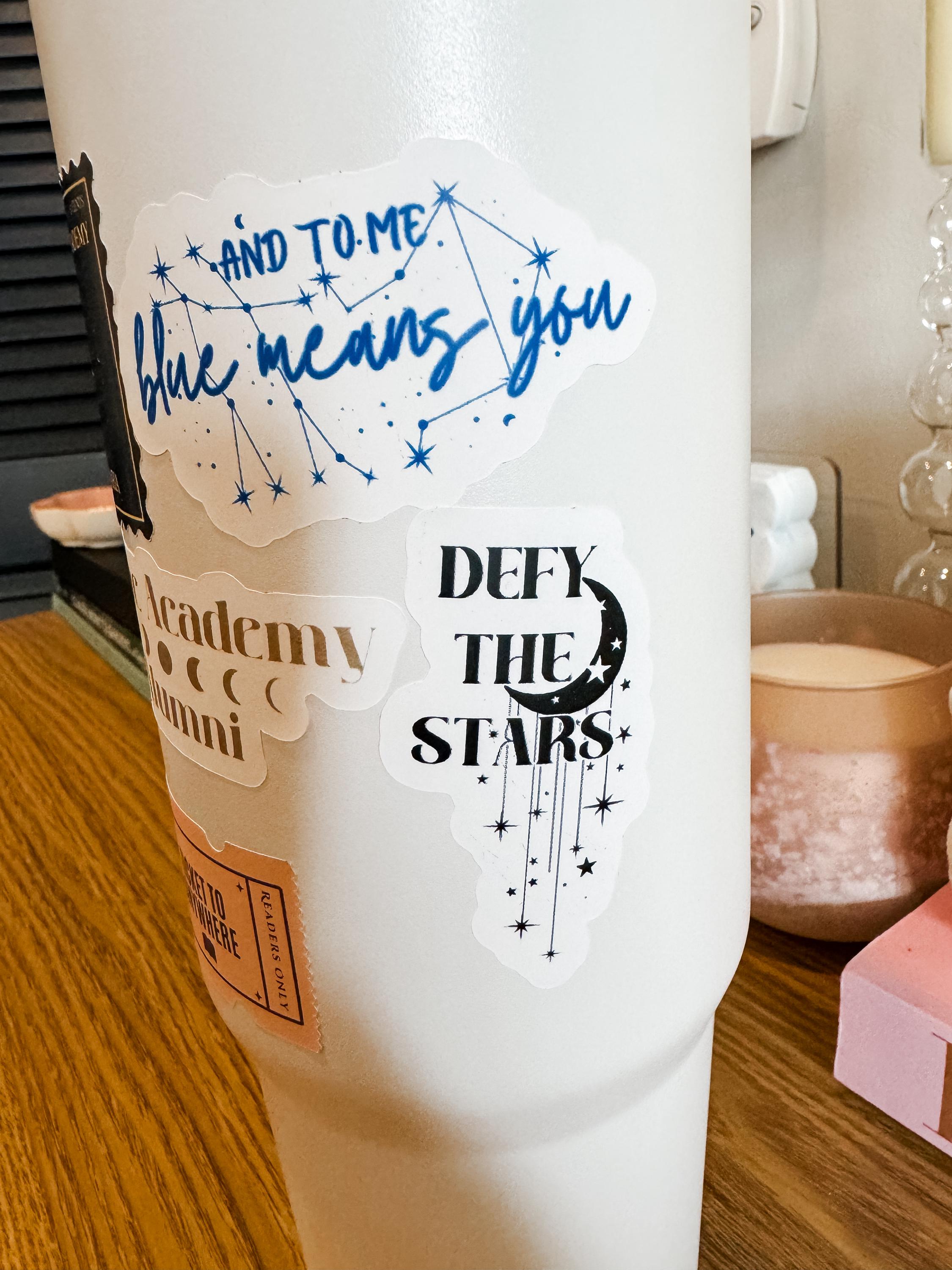 Zodiac Academy Defy the Stars Sticker Kindle Sticker Laptop Decal ...