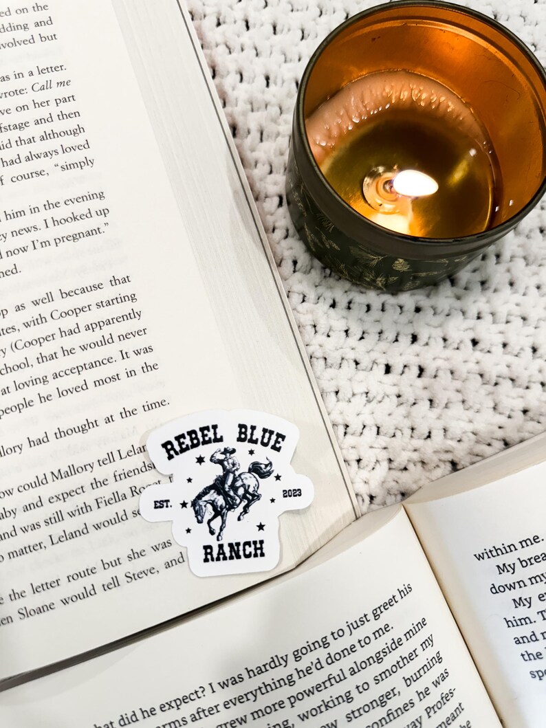 Rebel Blue Ranch Sticker | Done and Dusted | Cowboy Romance | Kindle ...