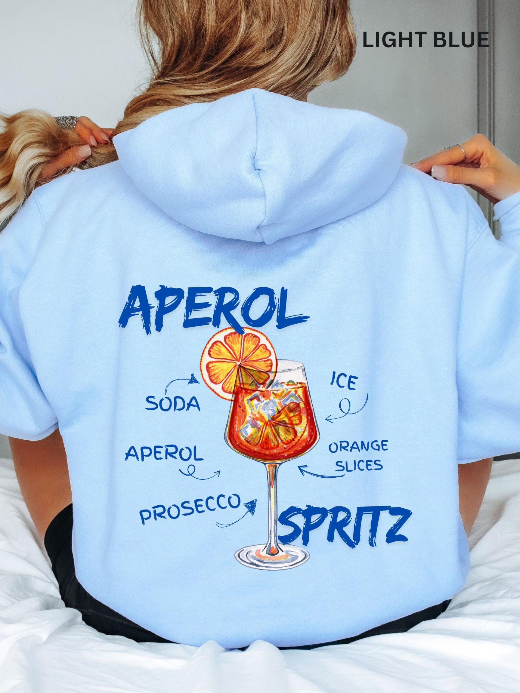 Aperol Spritz Gildan Hoodie | Retro Cocktail Shirt | Italian Aesthetic ...