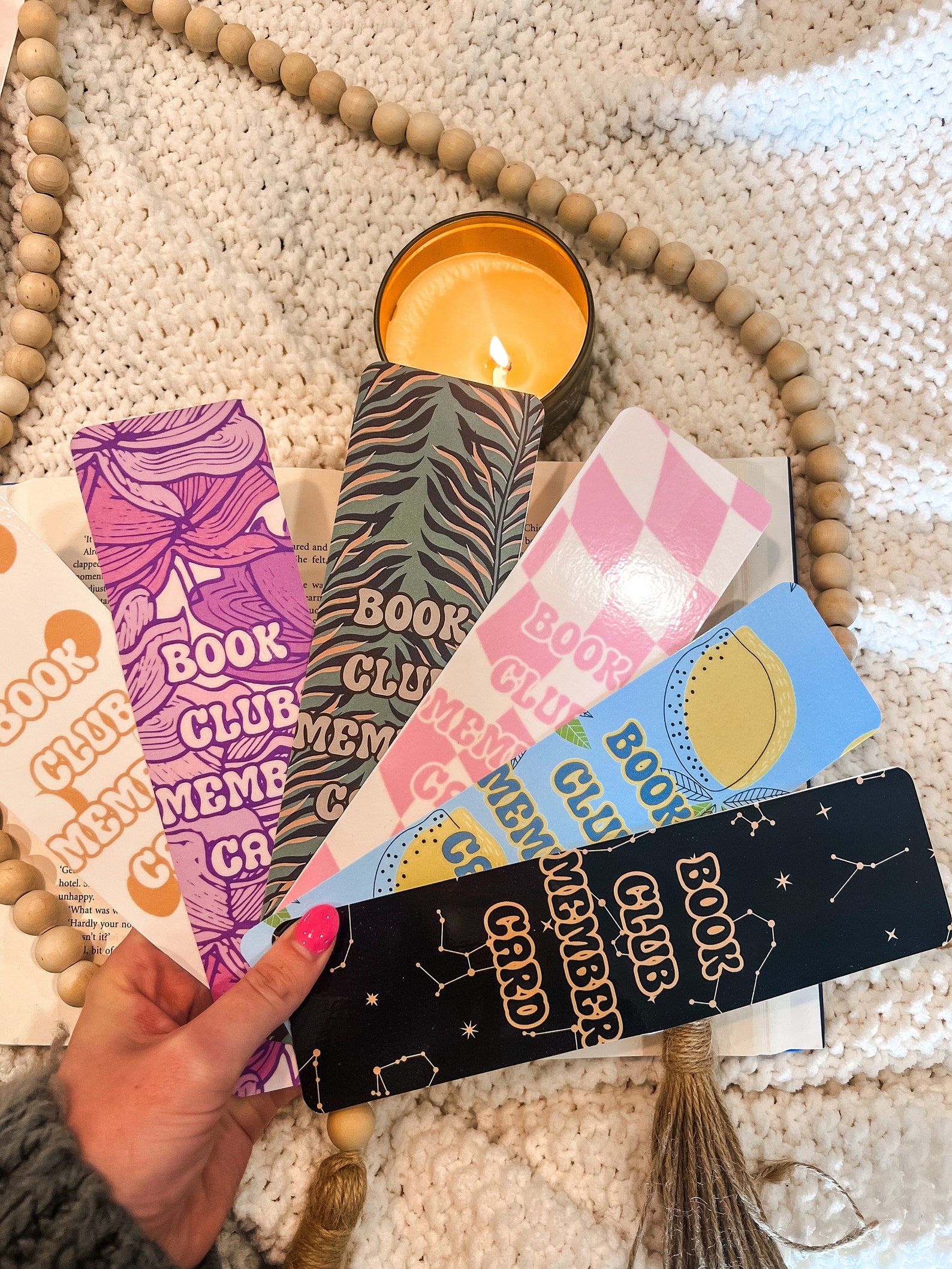 Book Club Member Card Bookmark Gift for Book Lover Bookish Things ...