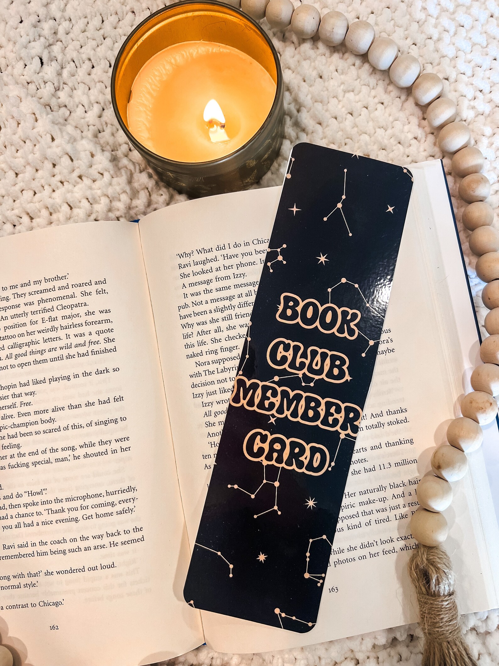 Book Club Member Card Bookmark Gift for Book Lover Bookish Things ...