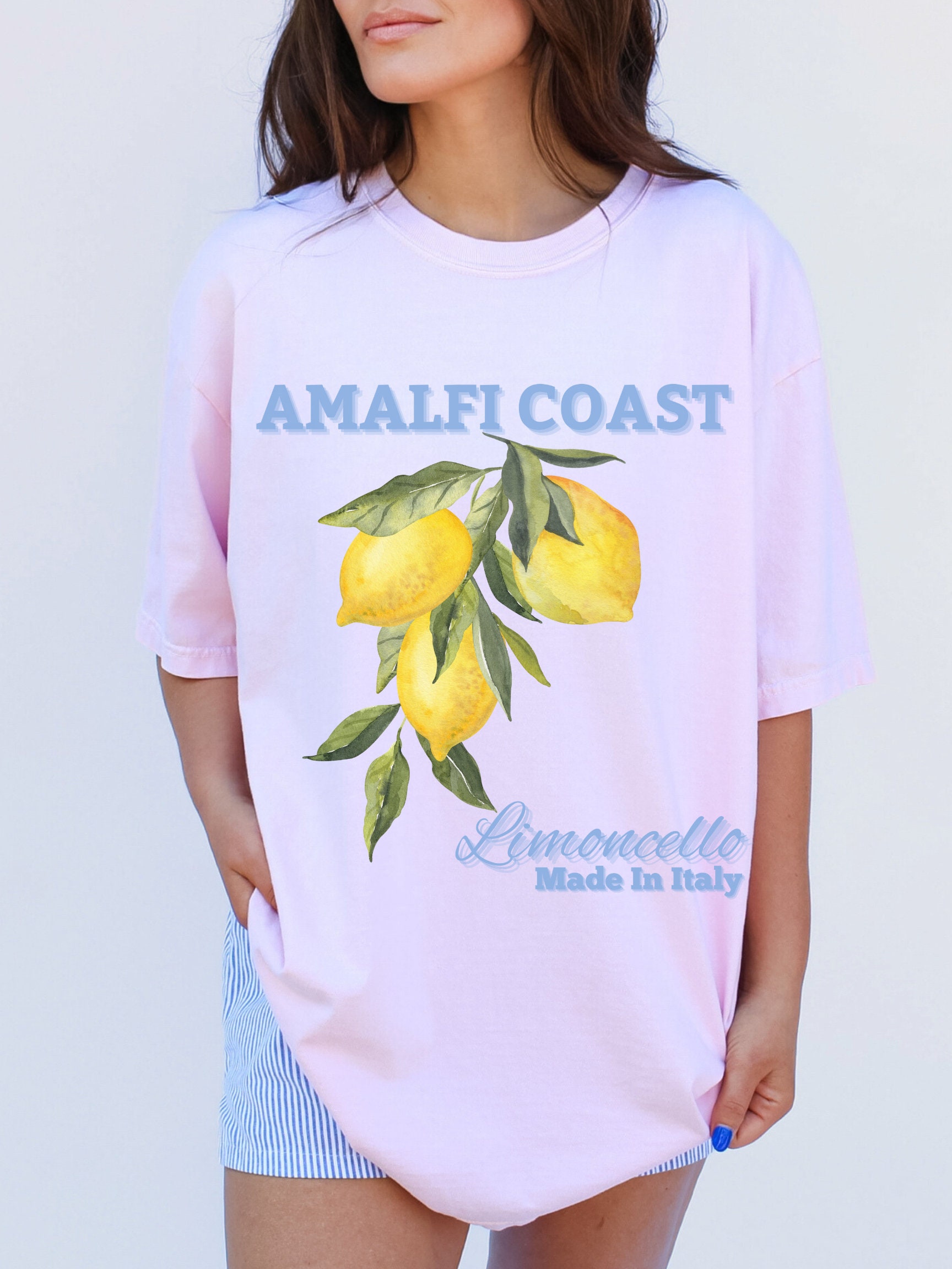 Amalfi Coast Limoncella T-shirt | Made in Italy | Comfort Colors ...