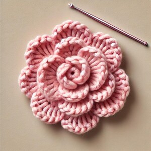 Rose Crochet Flower Pattern – Amigurumi Digital PDF Pattern - Etsy