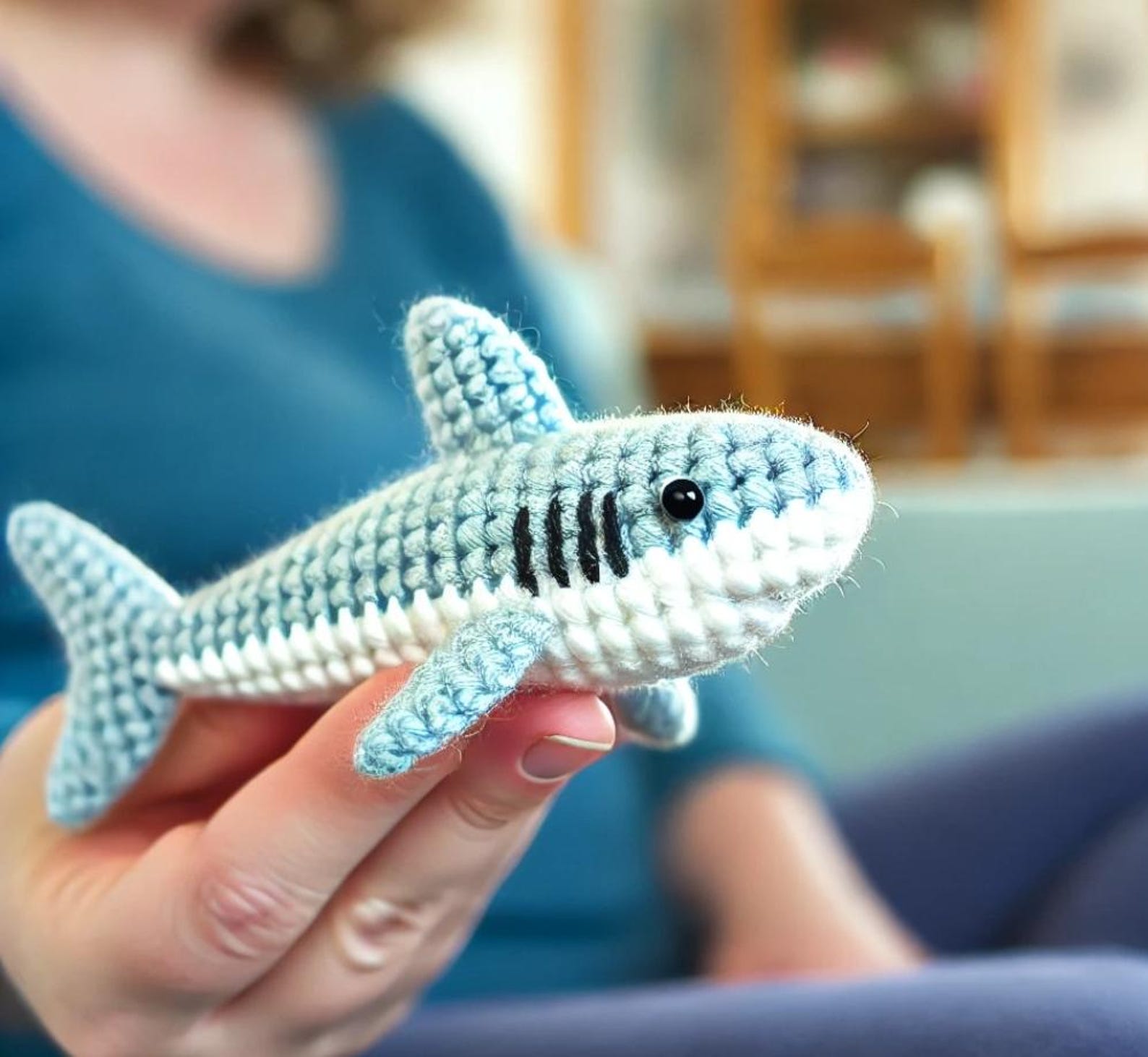 Adorable Mini Crochet Shark Pattern – DIY Baby Shark Amigurumi Project ...