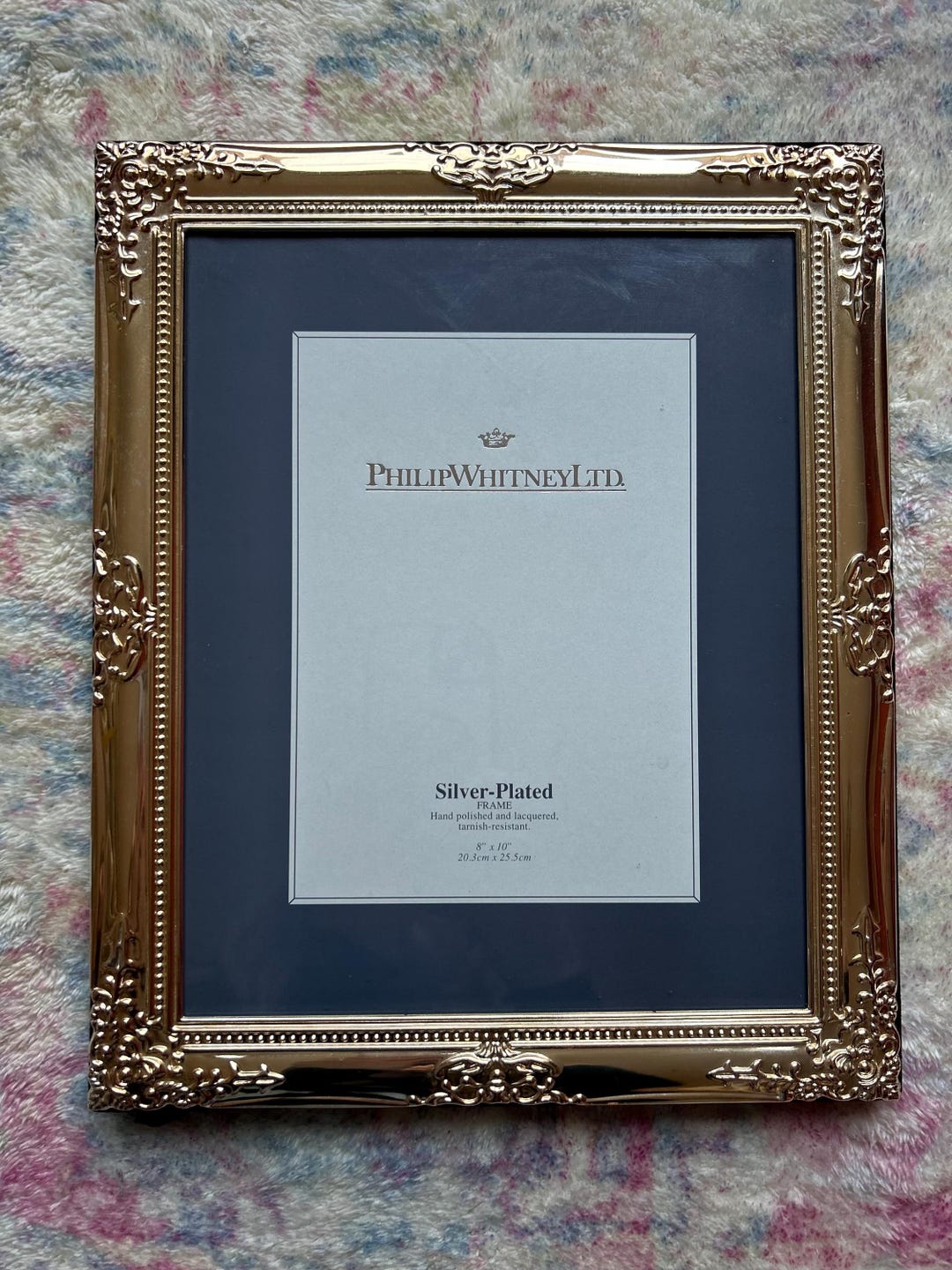 Silverplate Vintage Frame - Etsy