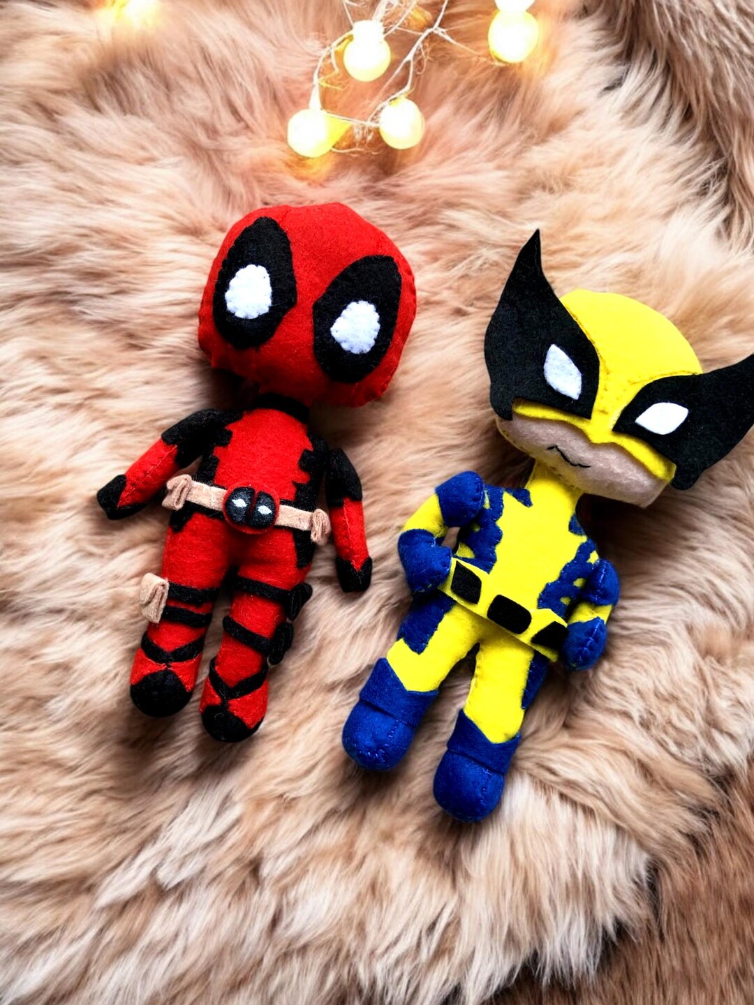 Deadpool and Wolverine| Marvels Figure, Felt Toys for Christmas Tree ...