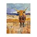 BOHO Prairie Poster Abstract Paper Collage Artwork Vintage Pasture ...