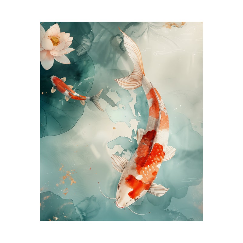 Coi Fish Wall Art - Etsy