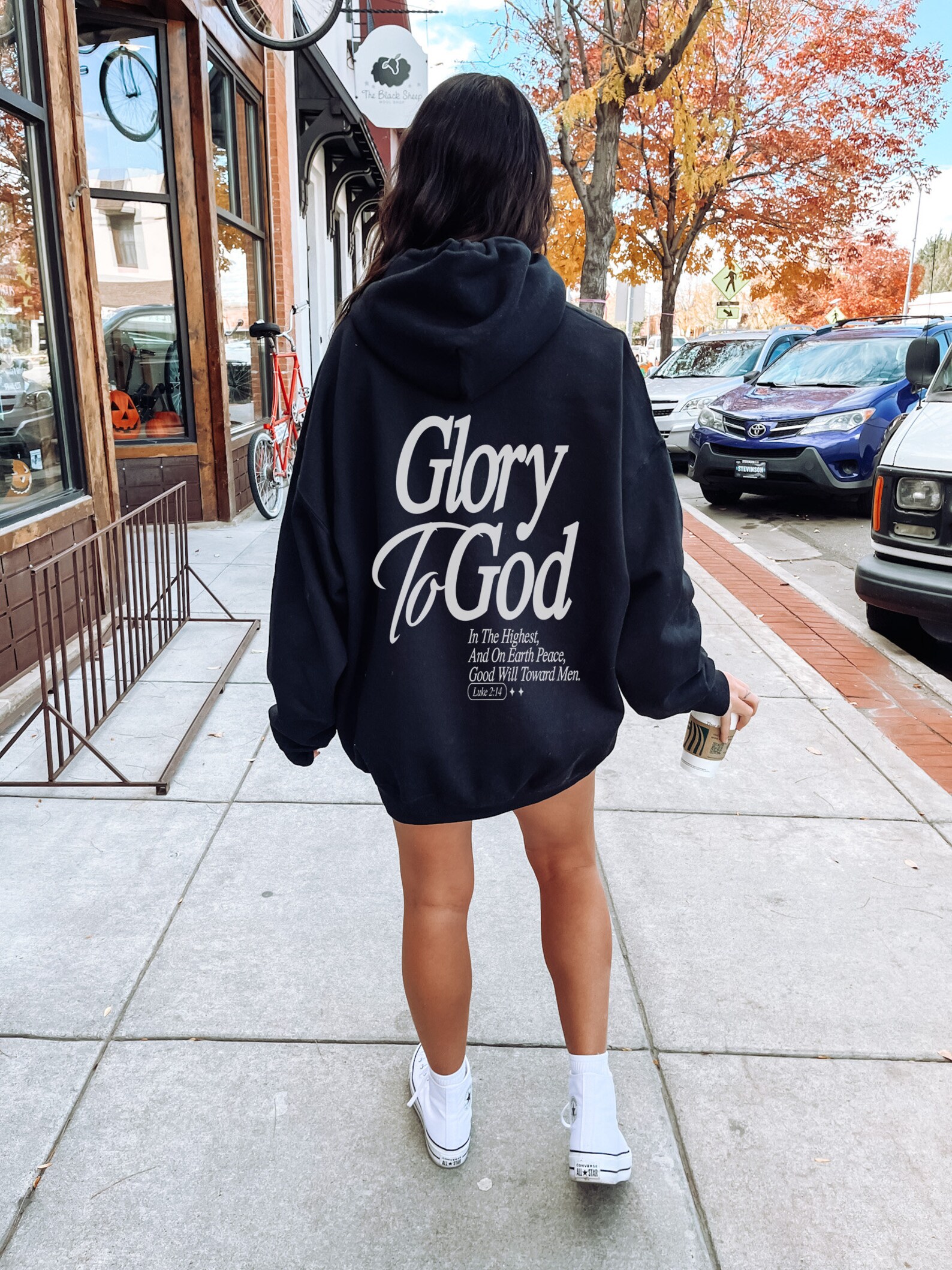 Glory to God Christian Hoodie Christian Sweatshirt Jesus Hoodie Trendy ...