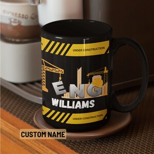 Custom Civil Engineer Mug, Funny Engineer Mug, Civil Engineer Gift ...