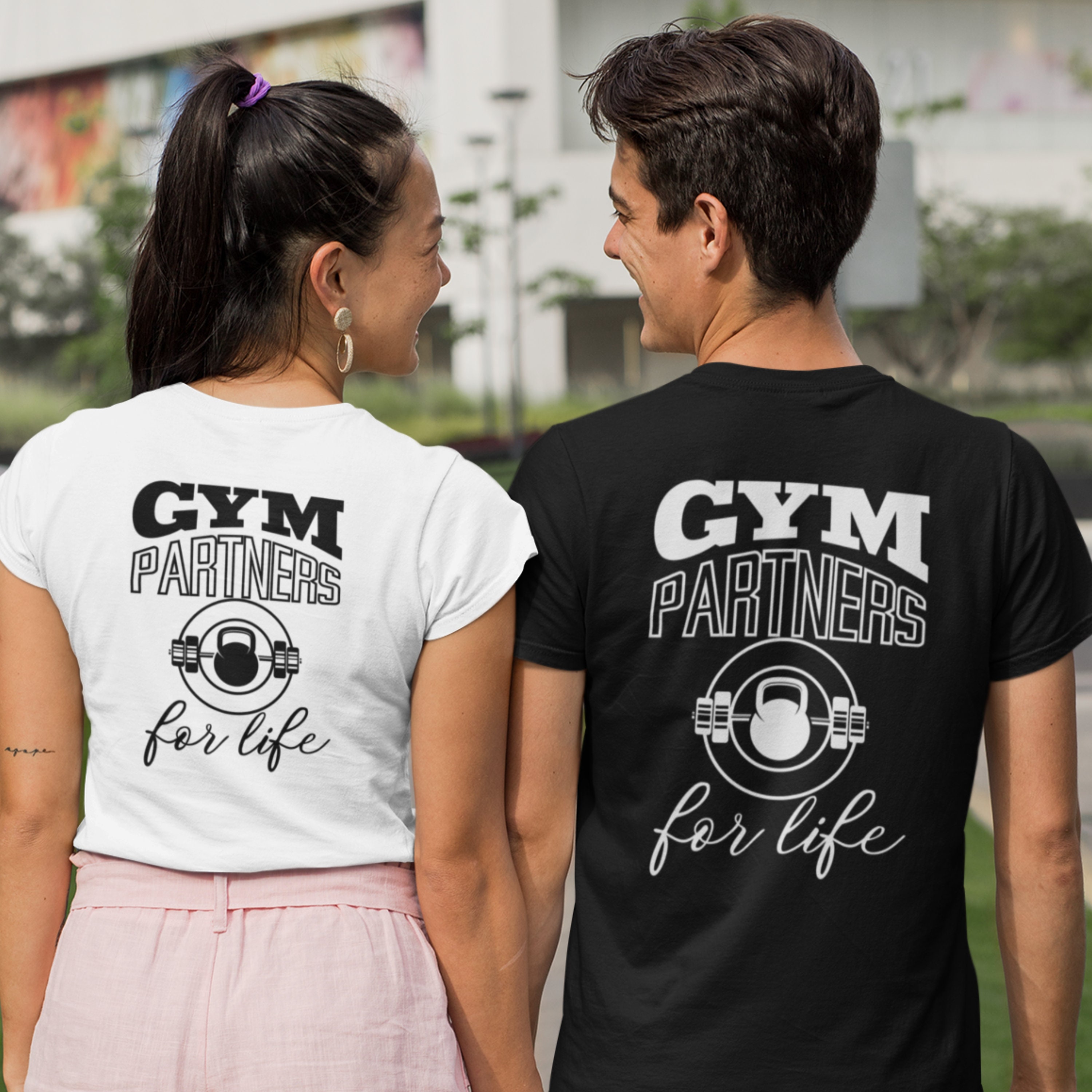 Personalized Couple Gym Shirt Custom Name Gym Workout - Etsy
