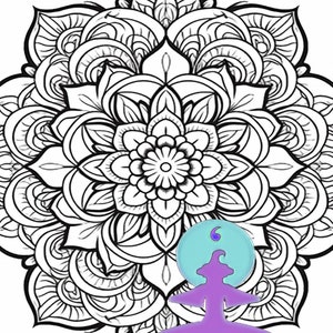 Magnificent Mandalas: A Coloring Book Mandalacoloring Pages - Etsy