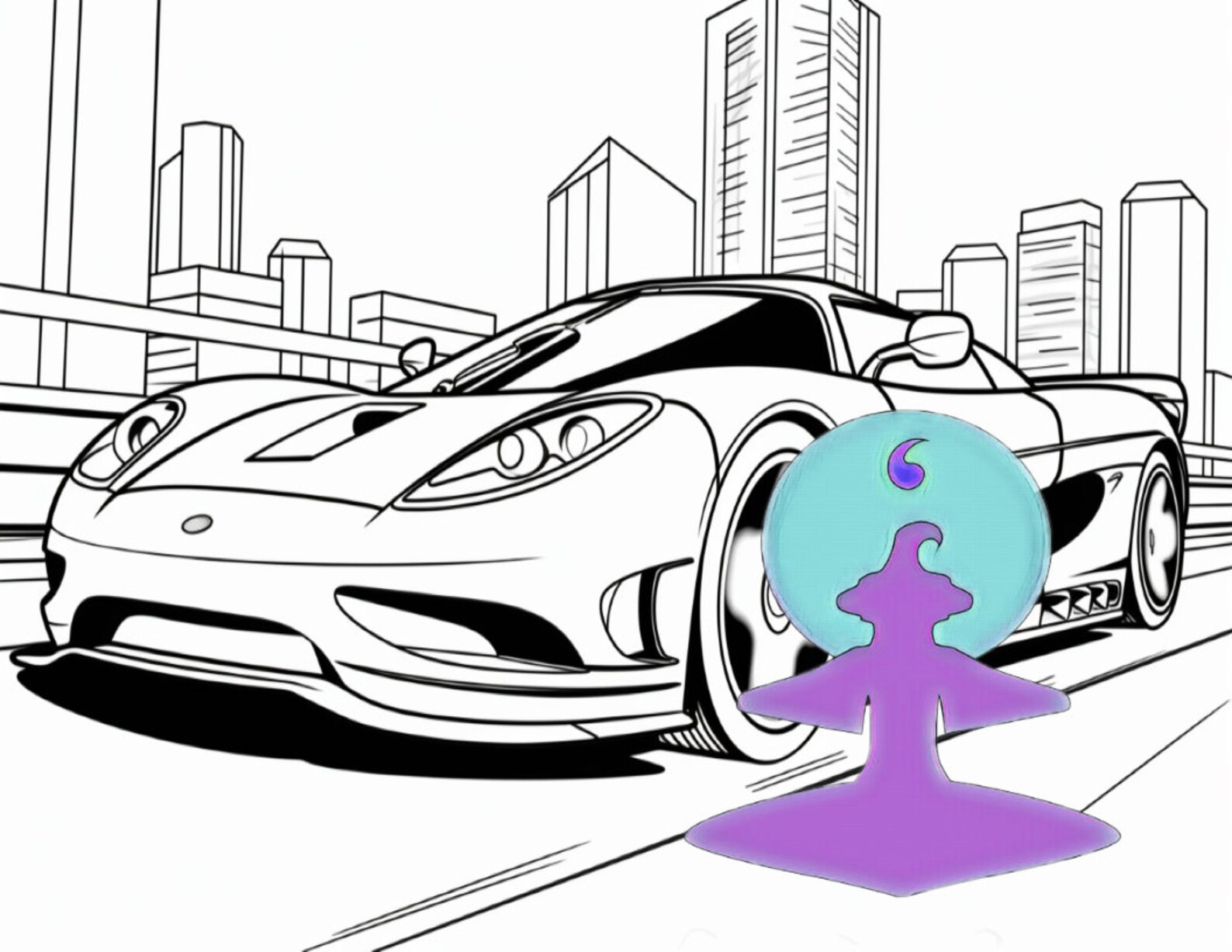 Cool Sports Car Coloring Pages ~ Sports Car Coloring Book ~ Sports Car ...