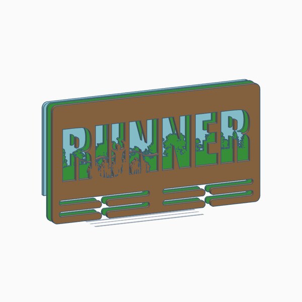 Running Medal Holder - Etsy