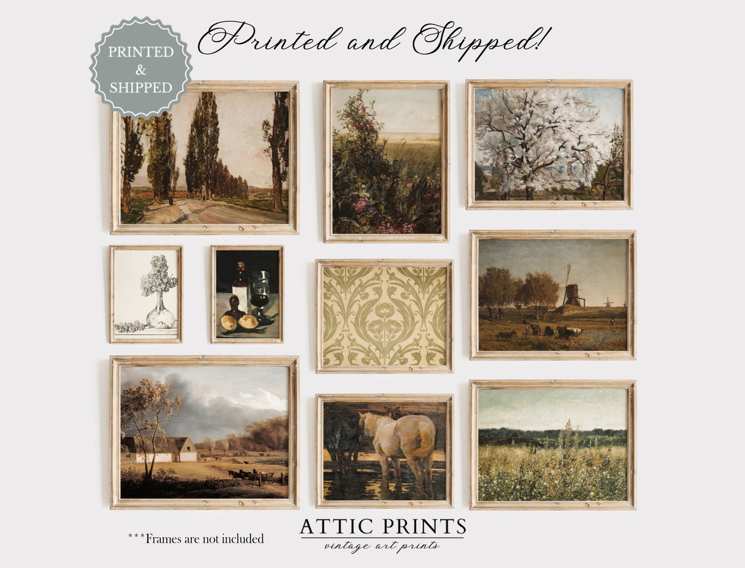 Giclee Paper Art Prints Mailed PRINTED and SHIPPED Vintage French ...