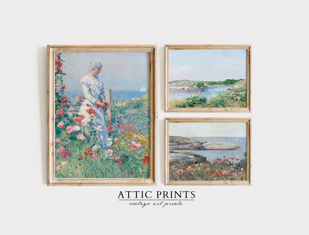 Vintage Cottagecore Wall Art, GALLERY SET of 3, Vintage Cottage Core ...