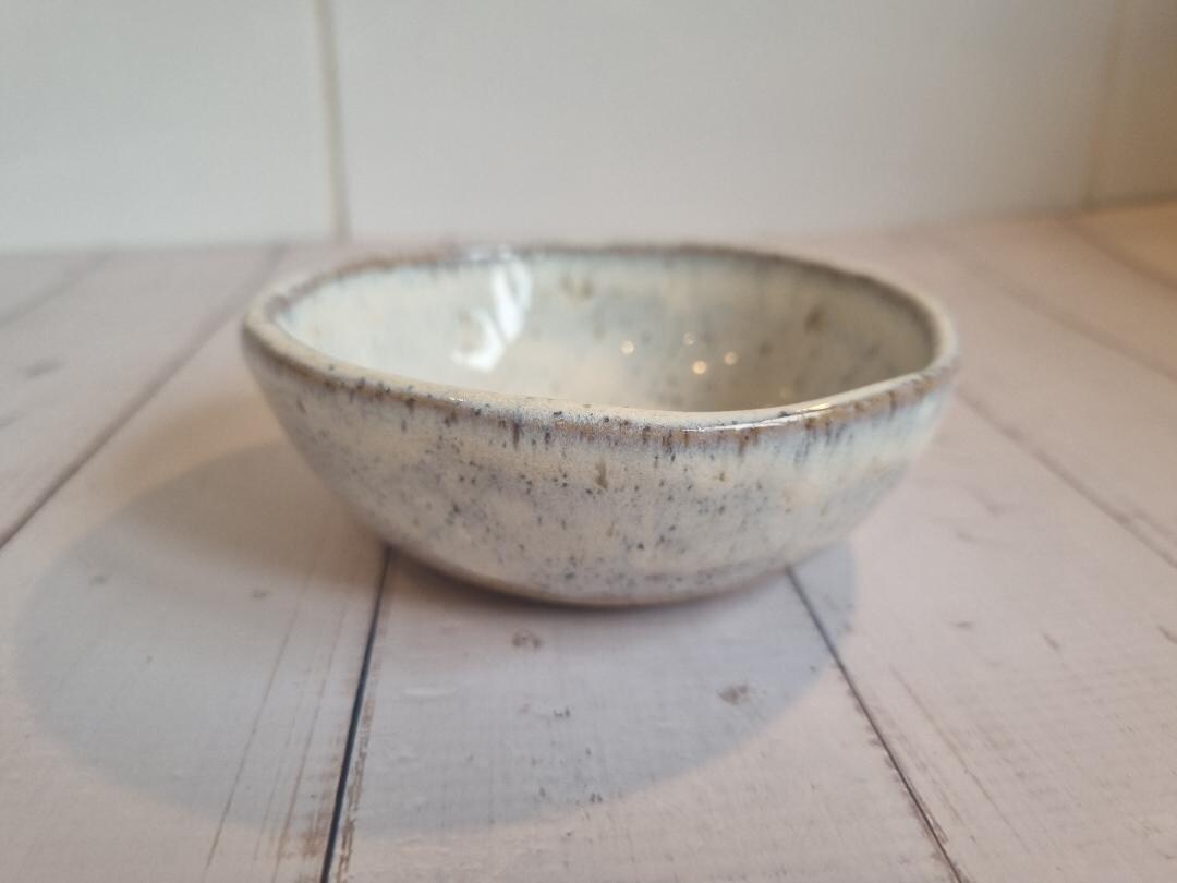 Handmade Rustic Ceramic Bowl - With Natural Glaze, Perfect for Serving ...
