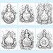 Mystical Magic Fantasy Potion Bottles Coloring Book Magic Pages Adults ...