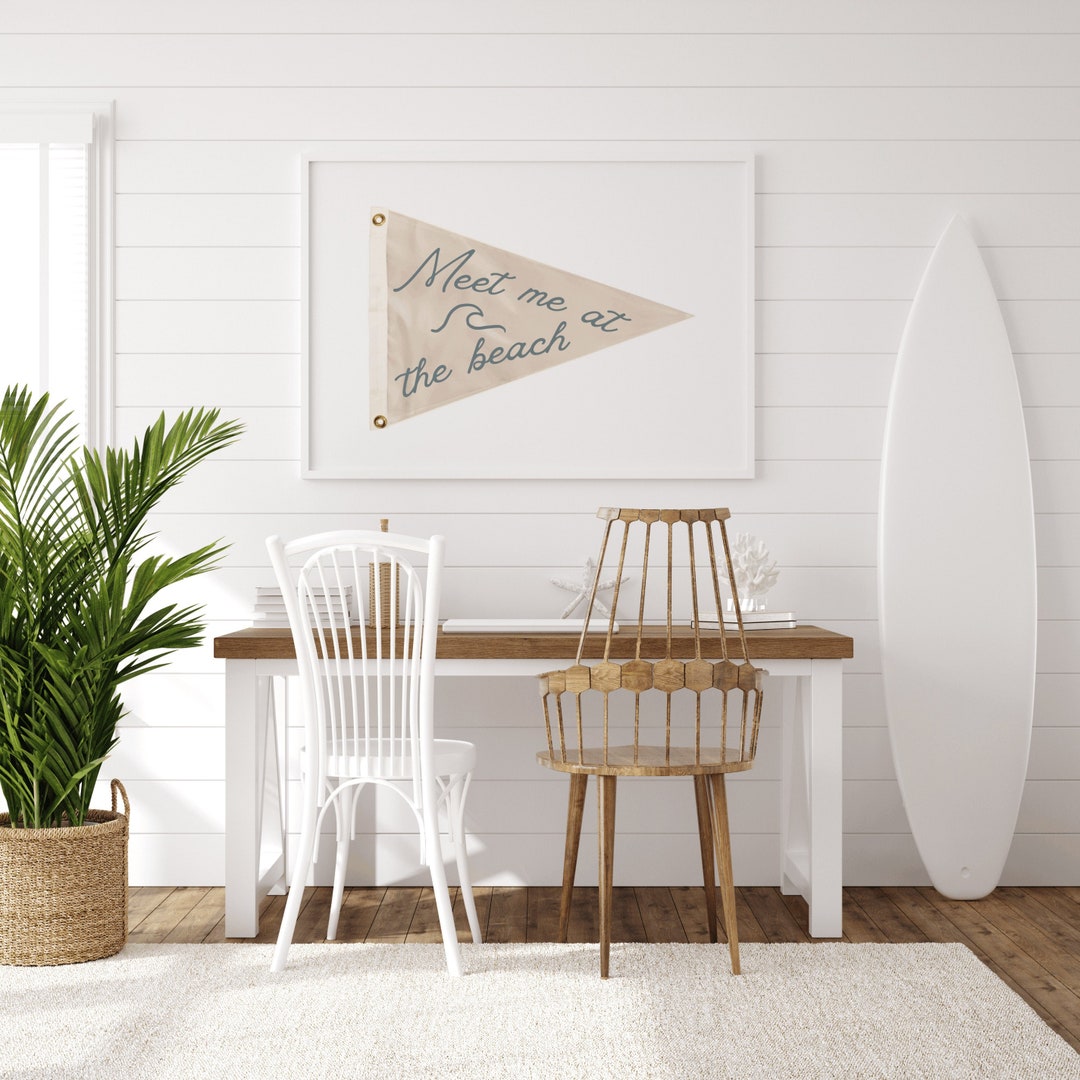 Meet Me at the Beach Art Print, Beach Decor, Coastal Decor, Coastal ...