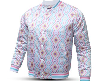 Unisex Varsity Jacket Baseball Letterman Jackets Wool Body Wool Sleeves ...