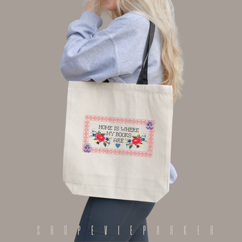 Bookish Tote Bag, Kiss Me Cowboy, Book Lover, Spicy Books, Romance ...