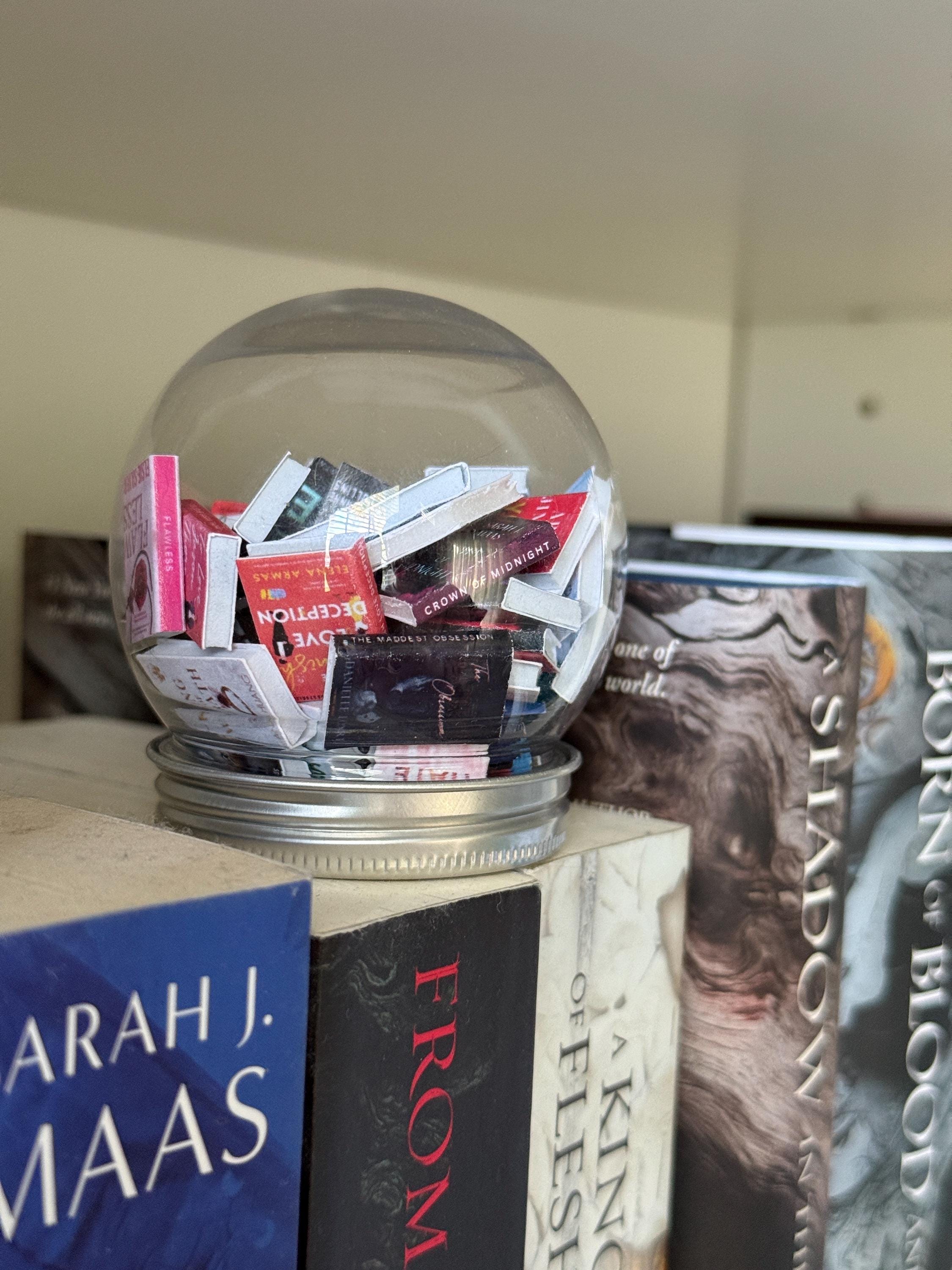 Custom Mini Books, Ornament, Bookshelf Box, Mini Book Jar, Customizable ...