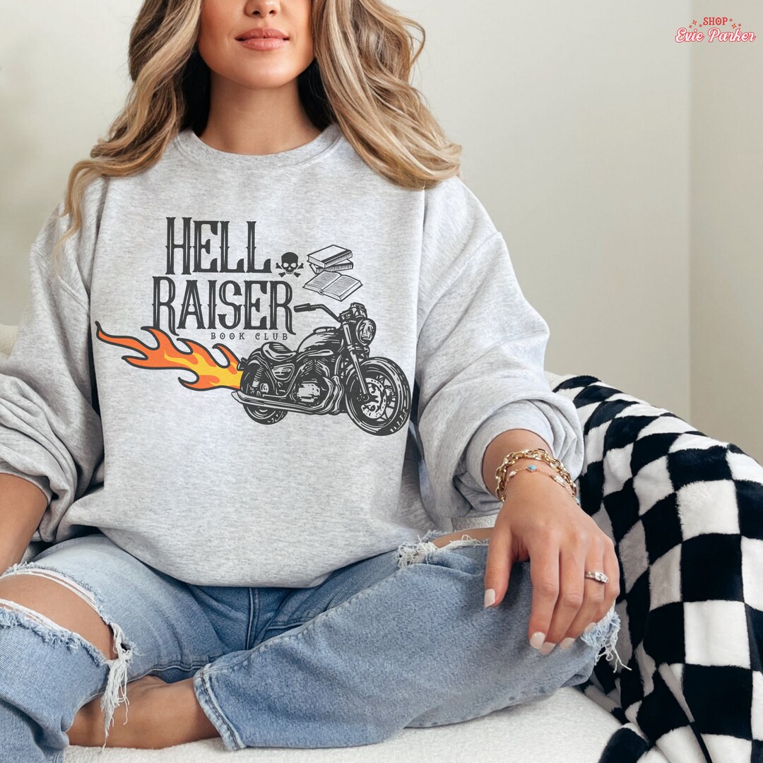 Motorcycle Book Club Sweatshirt: Spicy Romance Reader Merch - Etsy