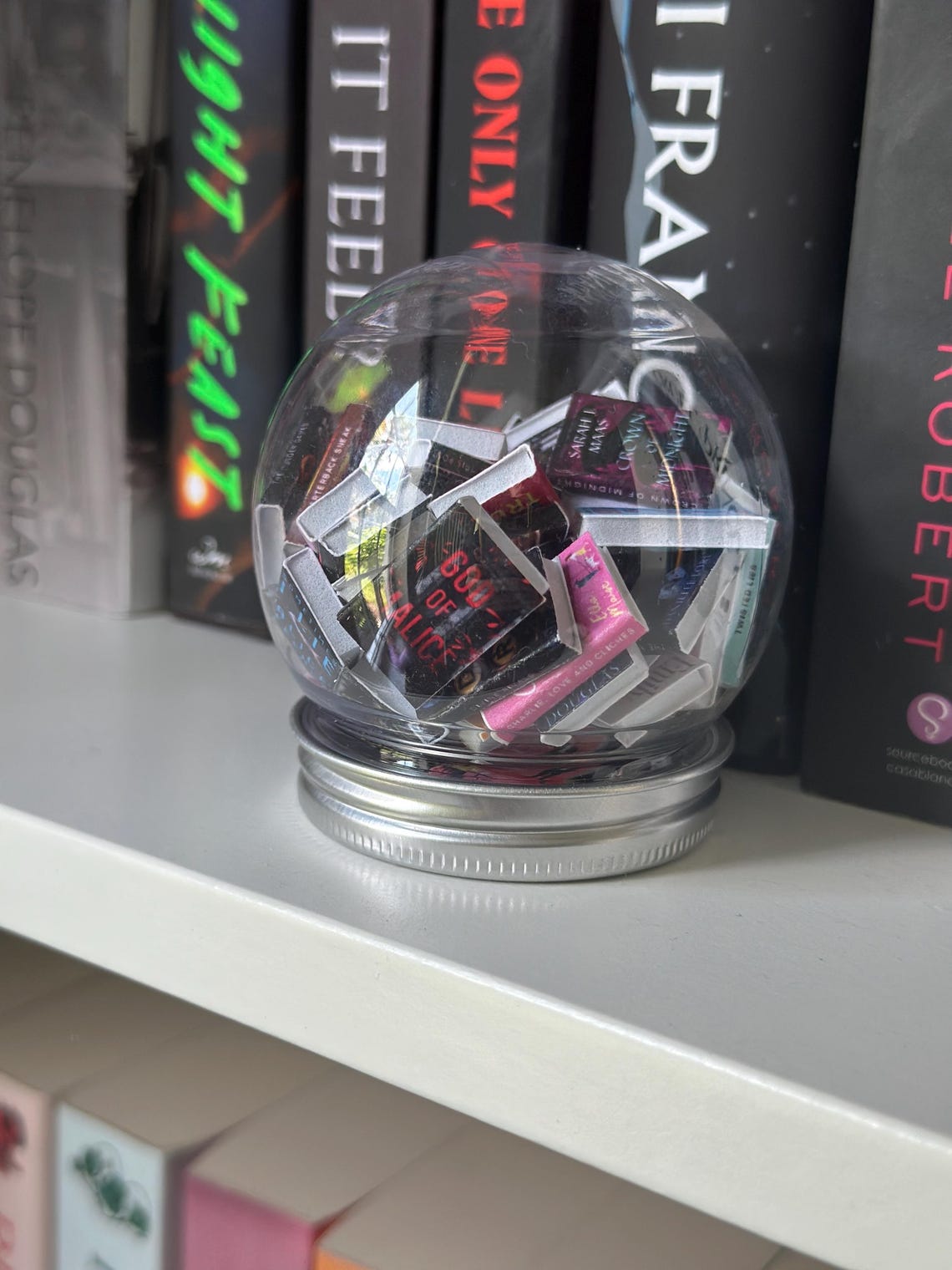 Custom Mini Books, Ornament, Bookshelf Box, Mini Book Jar, Customizable ...
