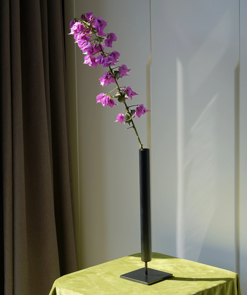 Cylindrical Metal Vase SET, Flower Vase, Modern Vase, Candleholder ...