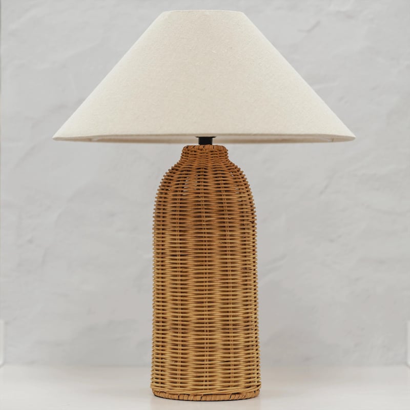 Unique Wicker Lamp Small - Etsy